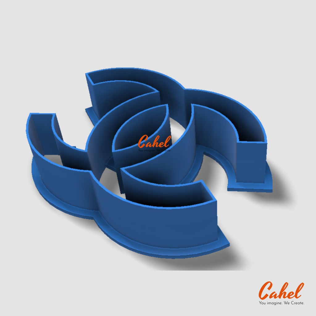 Chanel Cookie Cutter Fondant Cutter Stamp / Baking/ 3D Printed | Shopee ...