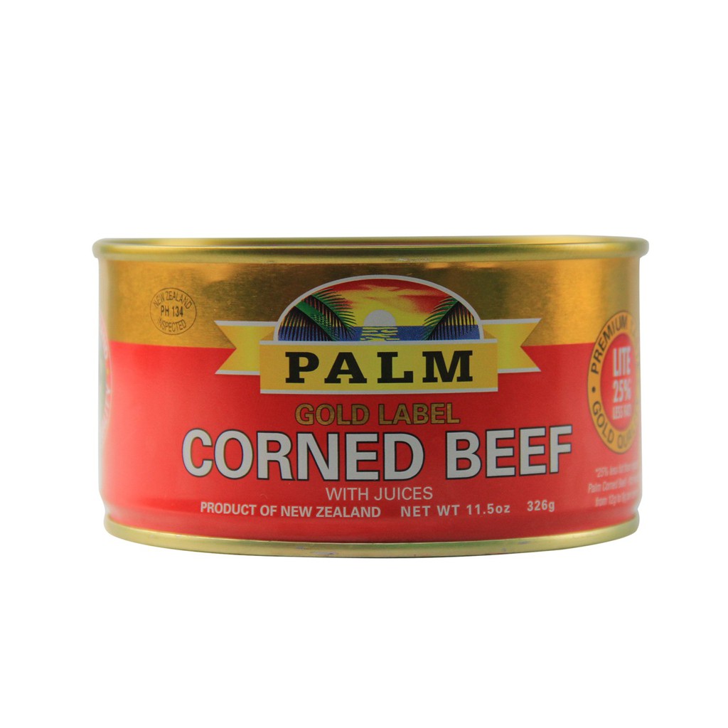 Palm Corned Beef Gold Label 326g | Shopee Philippines