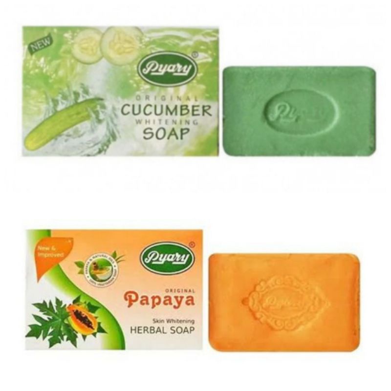 Pyary papaya & cucumber herbal soap 75g | Shopee Philippines