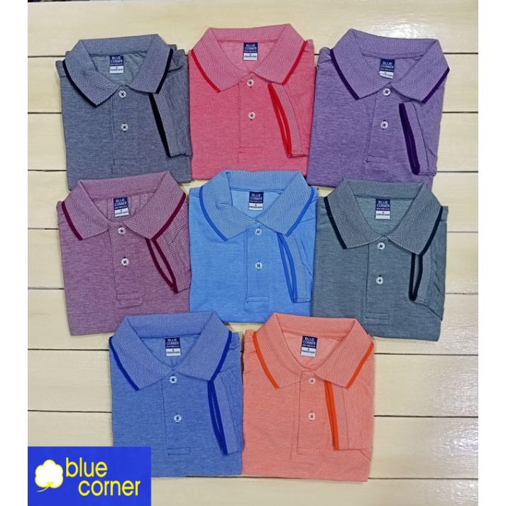11.11 Sale Blue Corner Polo Men's Style no.14 Bird's eye | Shopee ...