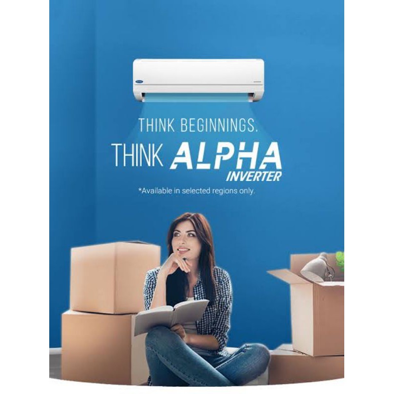 CARRIER FP-53GCVBE010 Alpha Inverter Split Type Aircon, 45% OFF