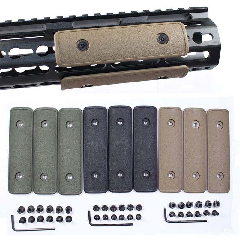 Airsoft 4" keymod rail handguard panel rail cover for m4 ar15 aeg gun ...
