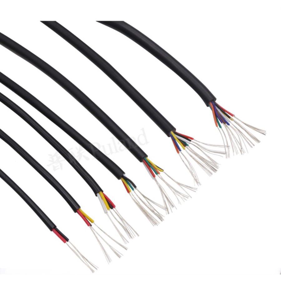 5Meters UL2464 28AWG Power Cable 2/3/4/5/6/7/8/9/10 Core Signalling Control Cable Amplifier ...