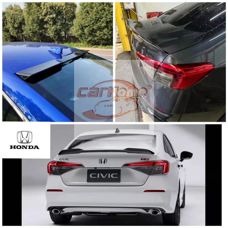 Honda Civic FE 2022 RS Spoiler Ducktail Spoiler windscreen spoiler with ...