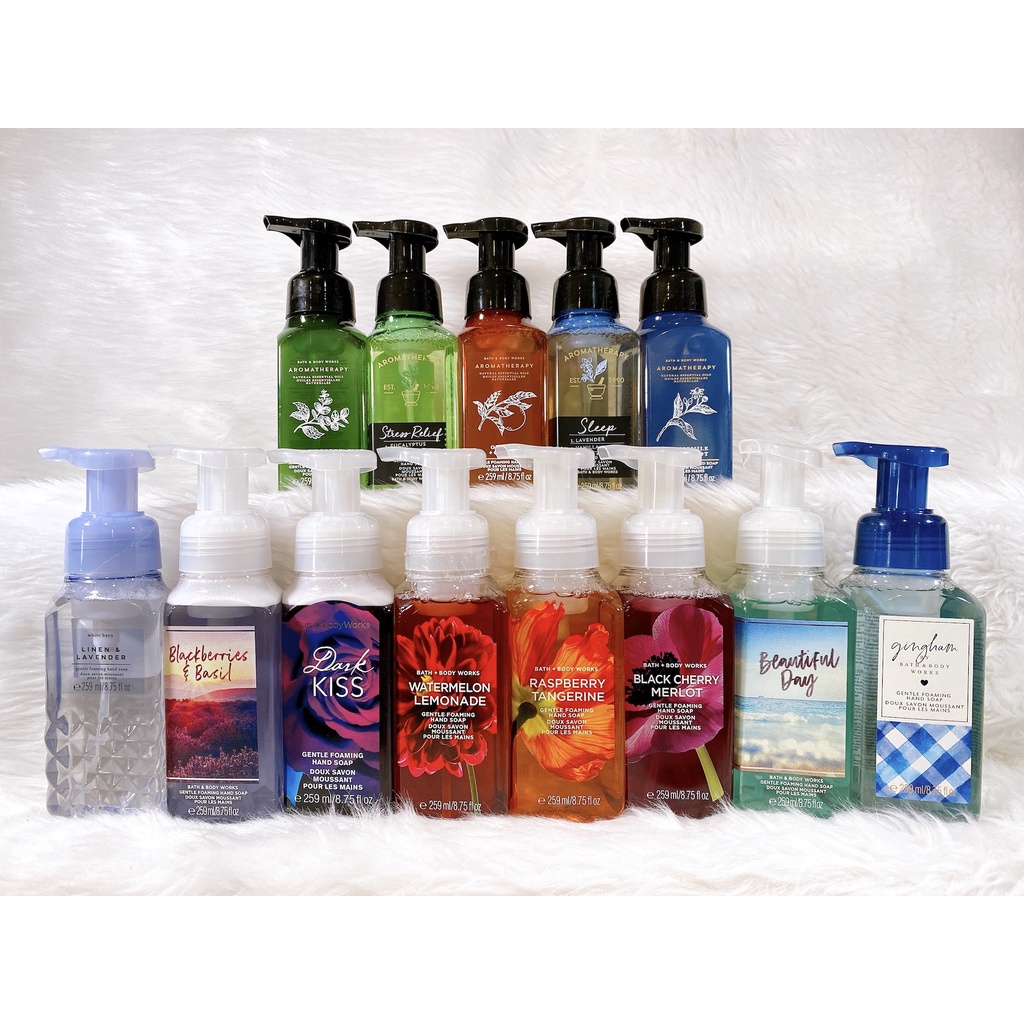BATH and BODY WORKS GENTLE FOAMING HAND SOAP DEEP CLEANSING SOAP 259ml ...