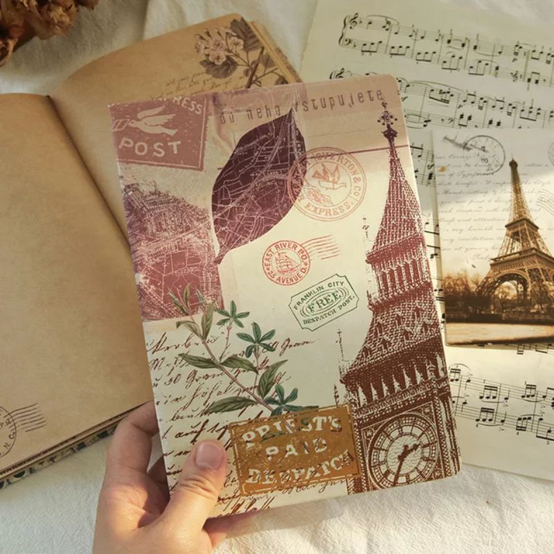 Vintage Diary Cover Design