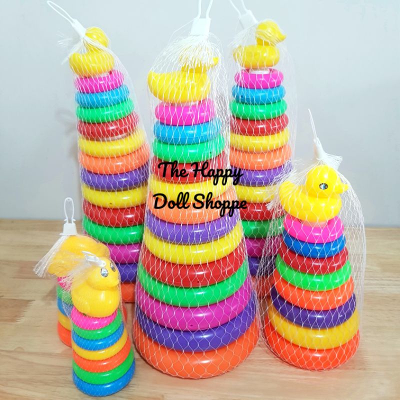 Duck Ring Toss Game Rainbow Tower | Shopee Philippines