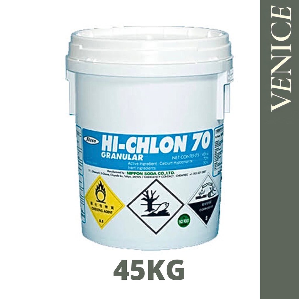 45 kilos 1 DRUM CHLORINE Intex bestway Japan Origin NISSO Hi-CHLON ...
