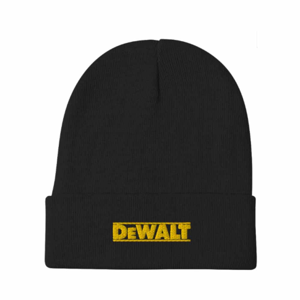 Dewalt Inspired Beanie Wool Warm Hat Beanie Logo Winter Workwear ...