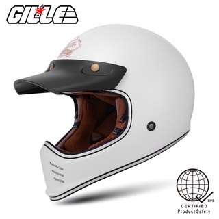GILLE CLASSIC RETRO HELMET with LOTS OF FREEBIES | Shopee Philippines