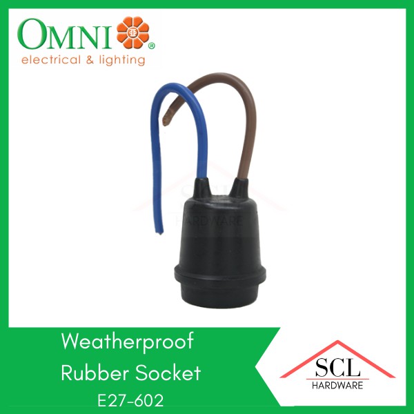 OMNI Weatherproof Rubber Socket E27 | Shopee Philippines