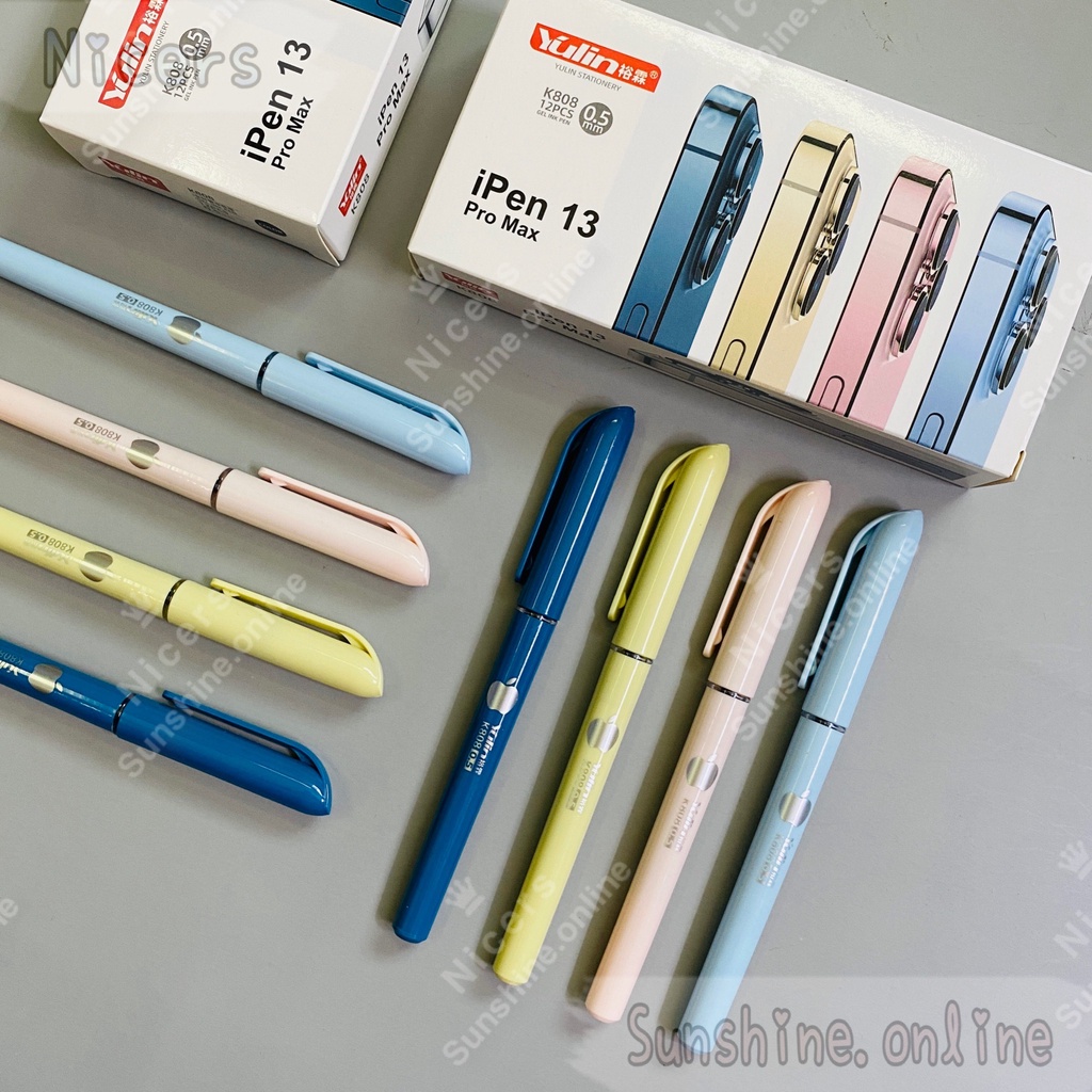 12pcs K808 IPen 13 Pro Max gel pen sign pen 0.5mm | Shopee Philippines