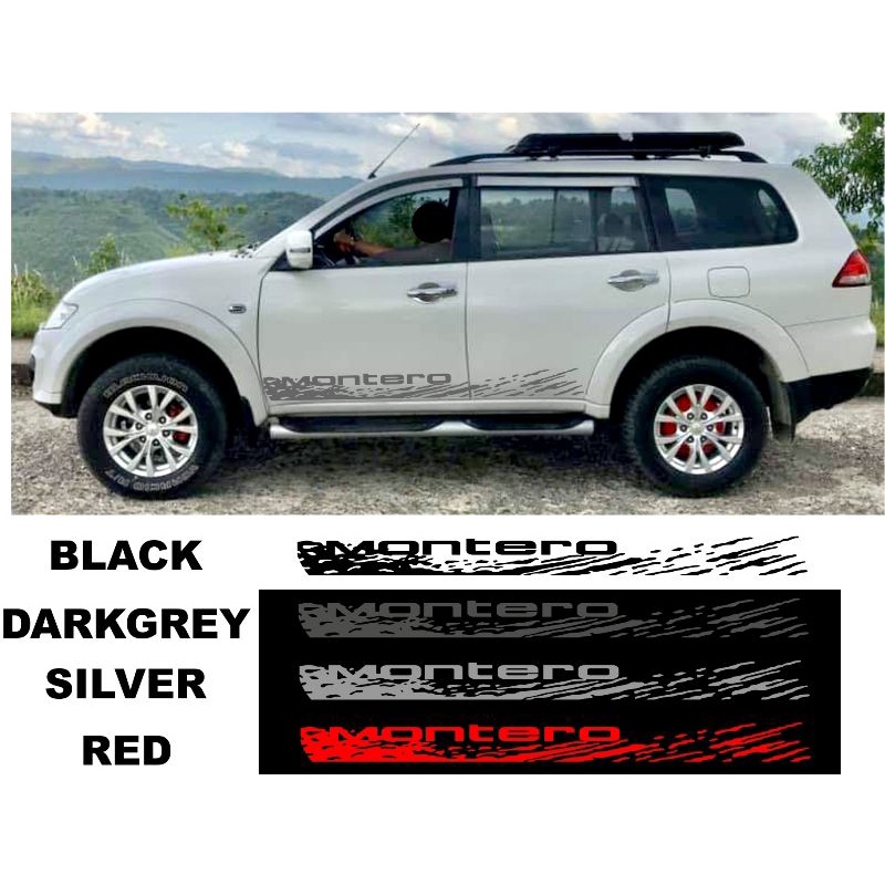 mitsubishi montero gen 2 side door sticker design for any model ...