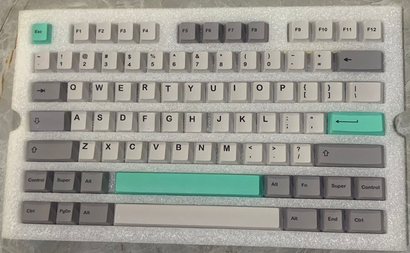 GMK Modern Dolch Light keycaps, 140 Keys keycaps Cherry Profile DYE-SUB ...