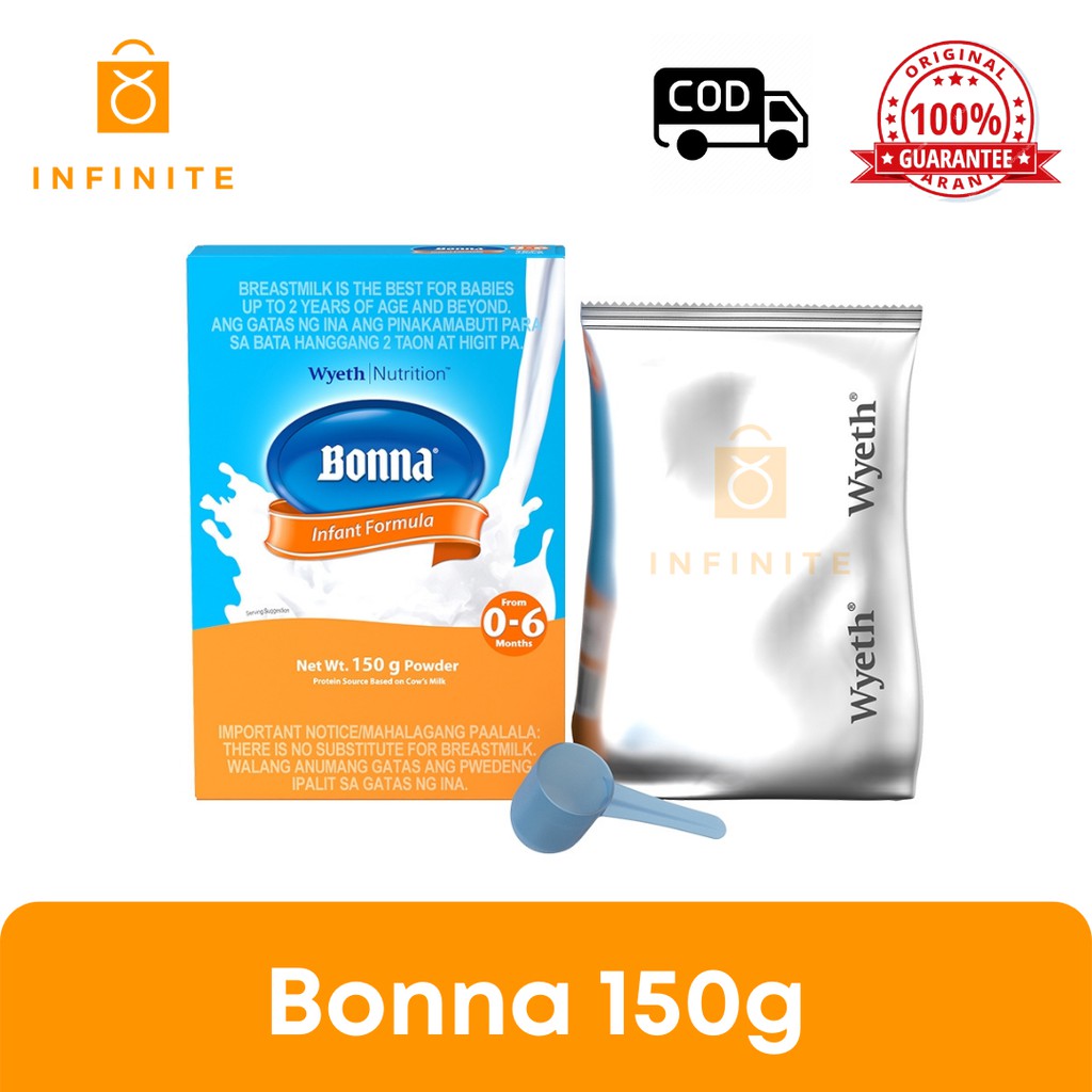BONNA® Infant Formula for 0 to 6 months (150g, 400g, 800g) | Shopee ...