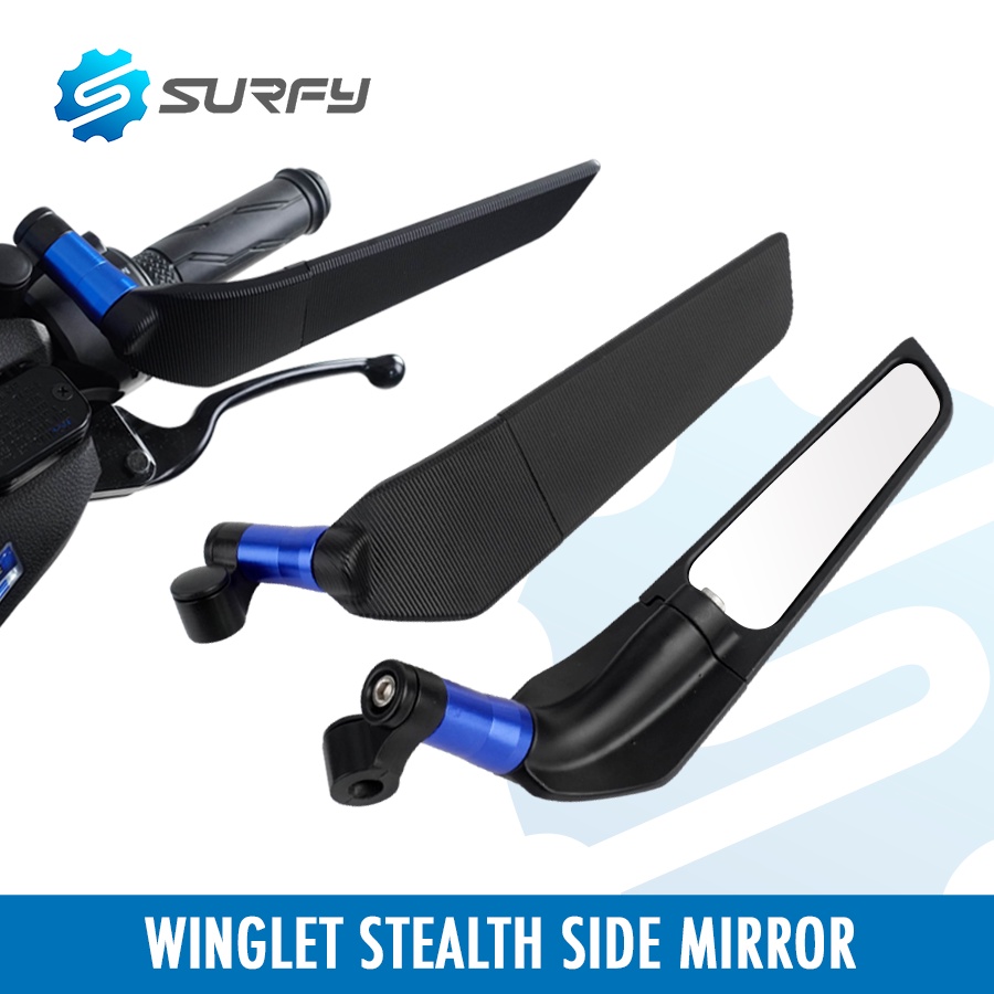 Winglet Type Stealth Side Mirror Universal Mount From Thailand | Shopee ...