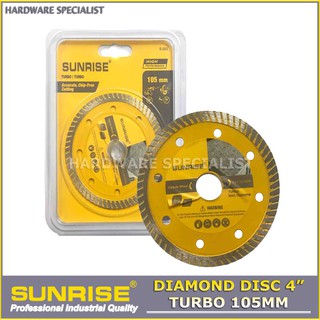 Sunrise Diamond Disc 4" 105 mm Turbo OR Segmented (SOLD PER PC ...