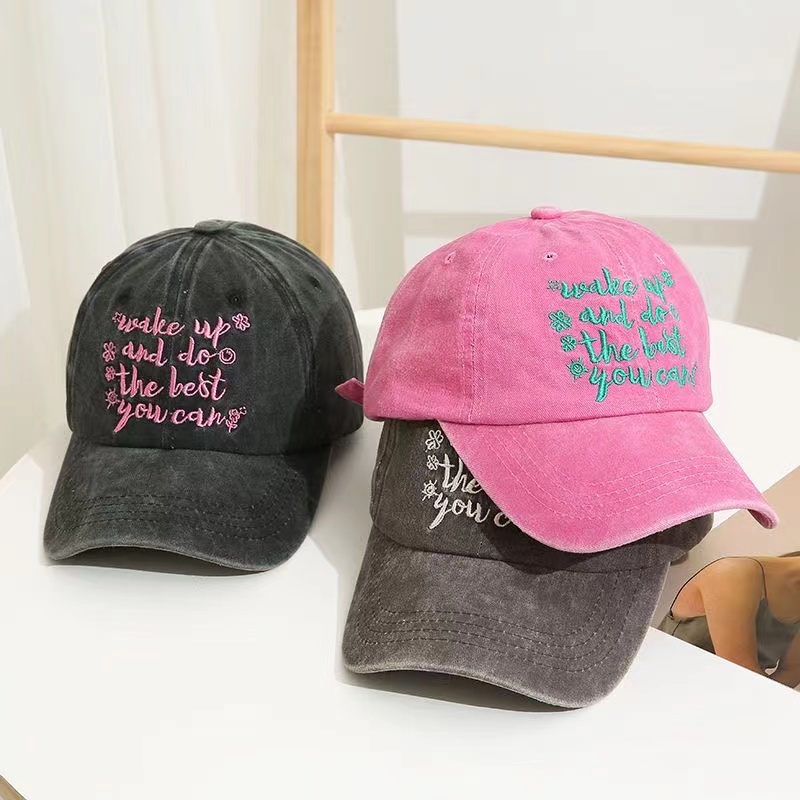 cup korean cap for women Fashion baseball cap vintage sumbrero cap for ...