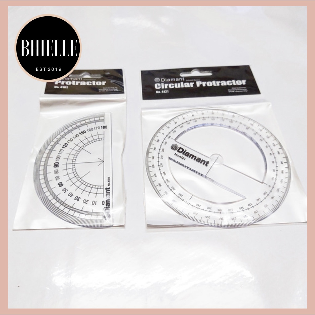 Clear Circular Protractor and Half Protractor Ruler | Shopee Philippines Clear Circular Protractor and Half Protractor Ruler | Shopee Philippines