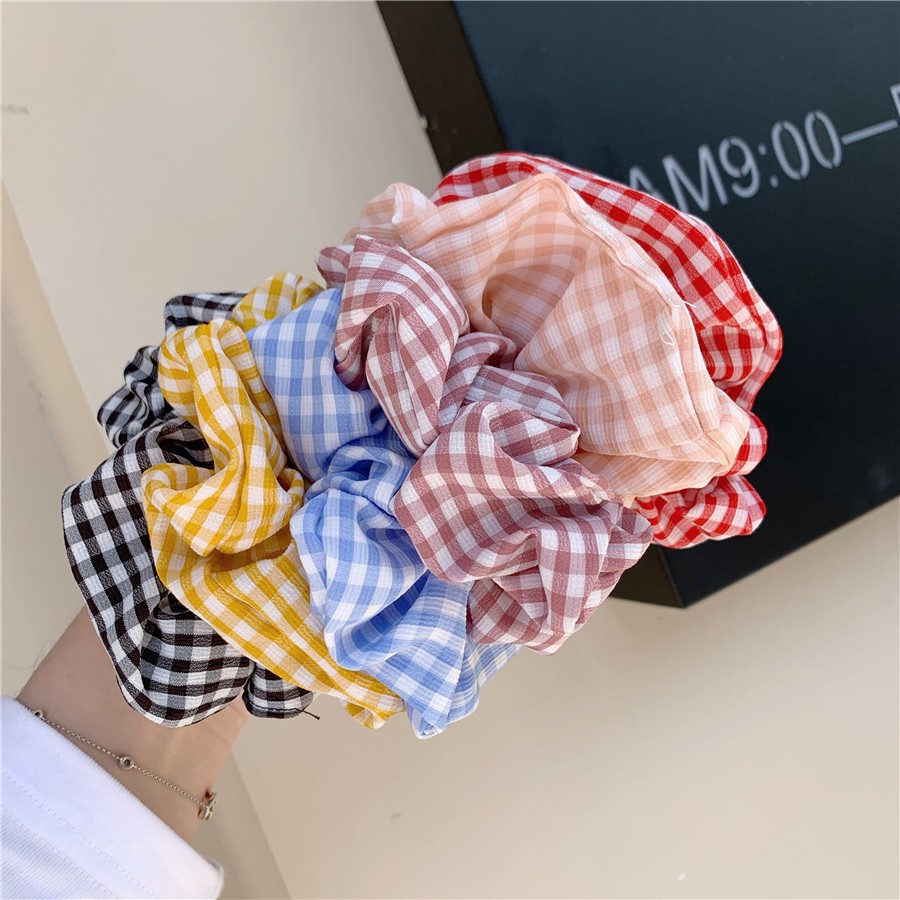 Gooday 1pc Korean Satin Scrunchie Silk Fashion Scrunchies Hair Tie ...