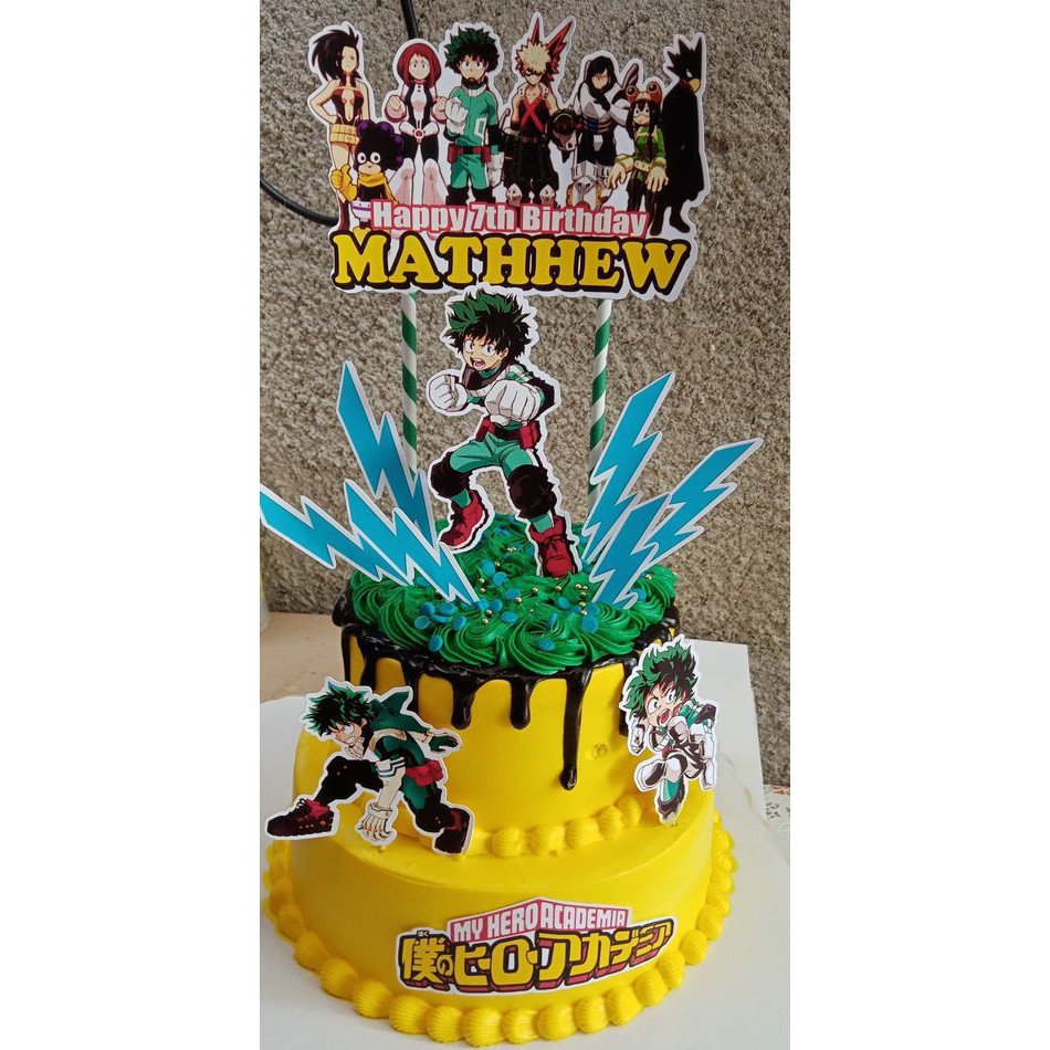 My Hero Academia Theme Cake Topper | Shopee Philippines