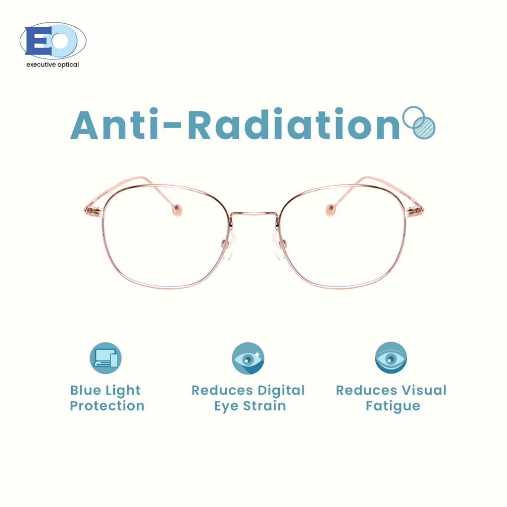 EO Trendz TR190919 Non-graded Anti-Radiation Eyeglasses for Men and ...