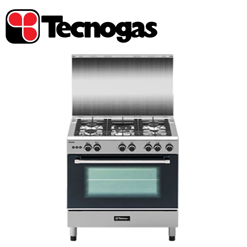 Tecnogas 90 cm, 5 Gas Burners Cooking Range with Rotisserie ...