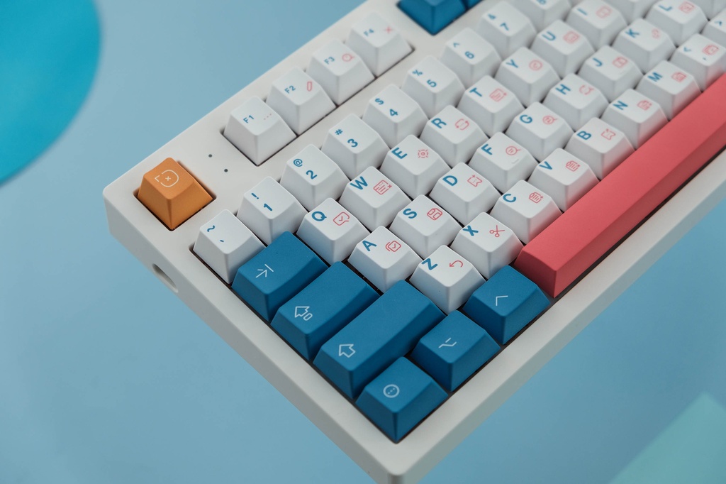 GMK PING Keycap, 134 Keys PBT Keycaps Cherry Profile DYE-SUB ...