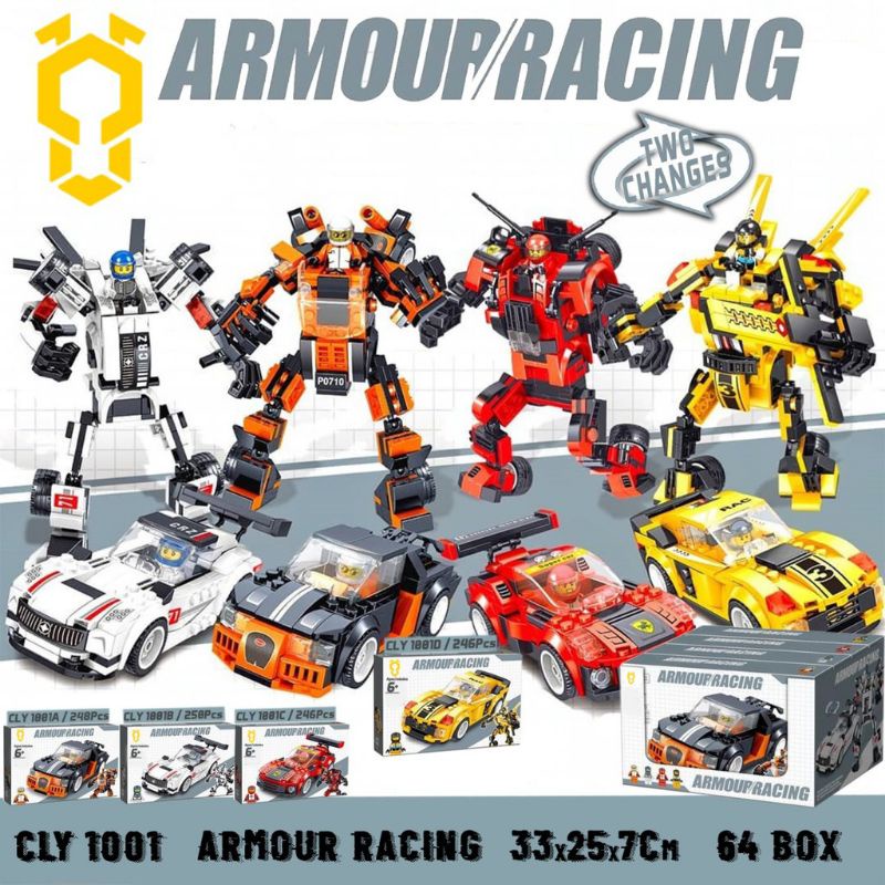 Transformer Robot Car Block Block Bricks Stack Building Blocks / Kids ...