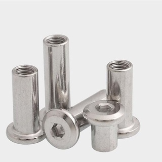 304 Stainless Steel Oblique Flat Head Chamfered Furniture Inner Hexagon ...