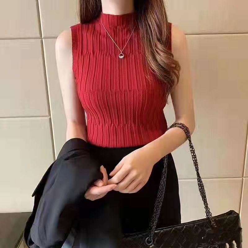 Summer Korean Trendy tops fashion stretchable tops knitted #15135 ...
