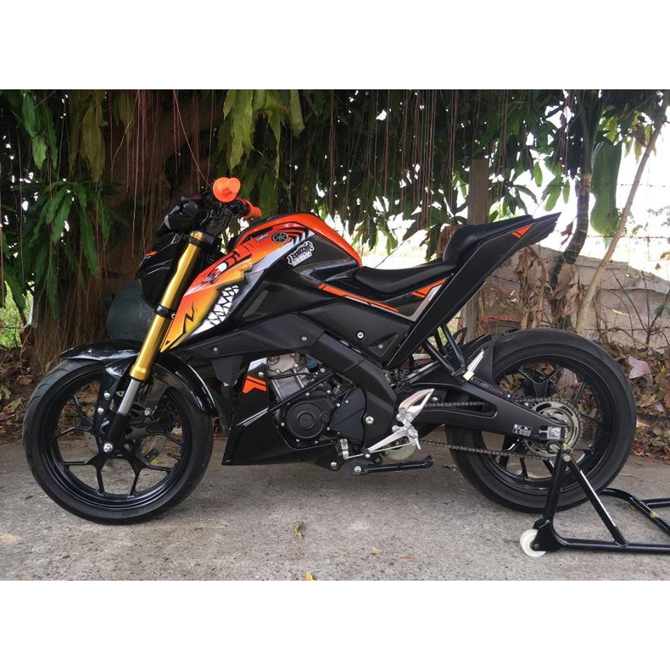 YAMAHA TFX SIDE TANK SHARK DESIGN ( DECALS ) LAMINATED STICKER | Shopee ...