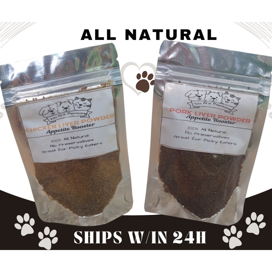 Chicken liver powder Pork liver powder for dogs & cats Appetite Booster ...