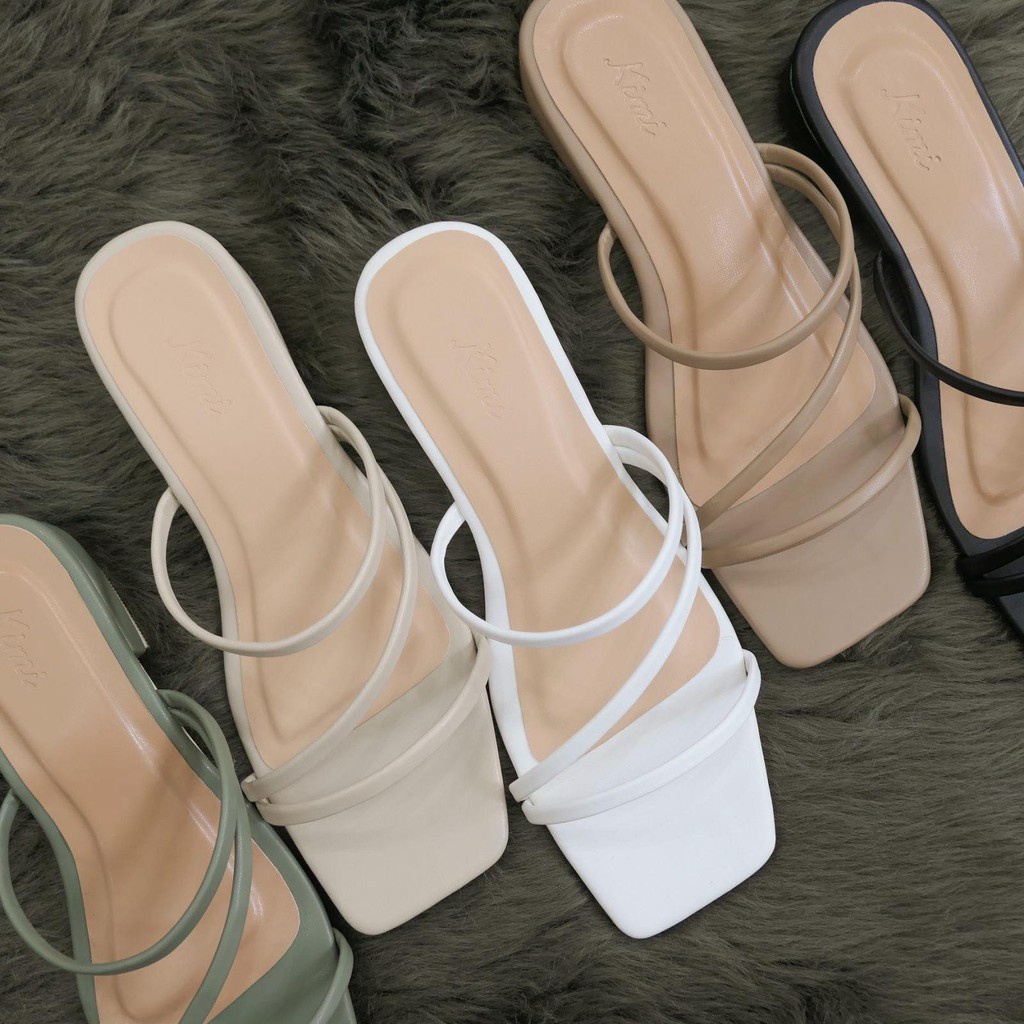Kimi Jane 1 inch Block Heels Sandals | Shopee Philippines
