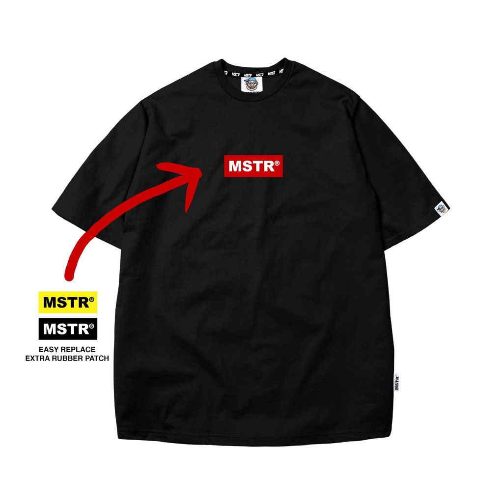 MSTR Co. - RUBBER PATCH TSHIRT (BLACK) | Shopee Philippines
