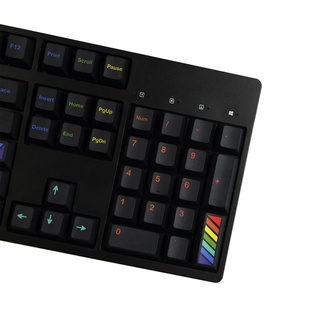 GMK Midnight Rainbow keycaps, 142 Keys keycaps Cherry Profile DYE-SUB ...