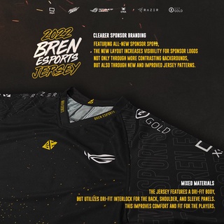 Latest Jersey BREN ESPORT 2022 FREE NICKNAME | Shopee Philippines