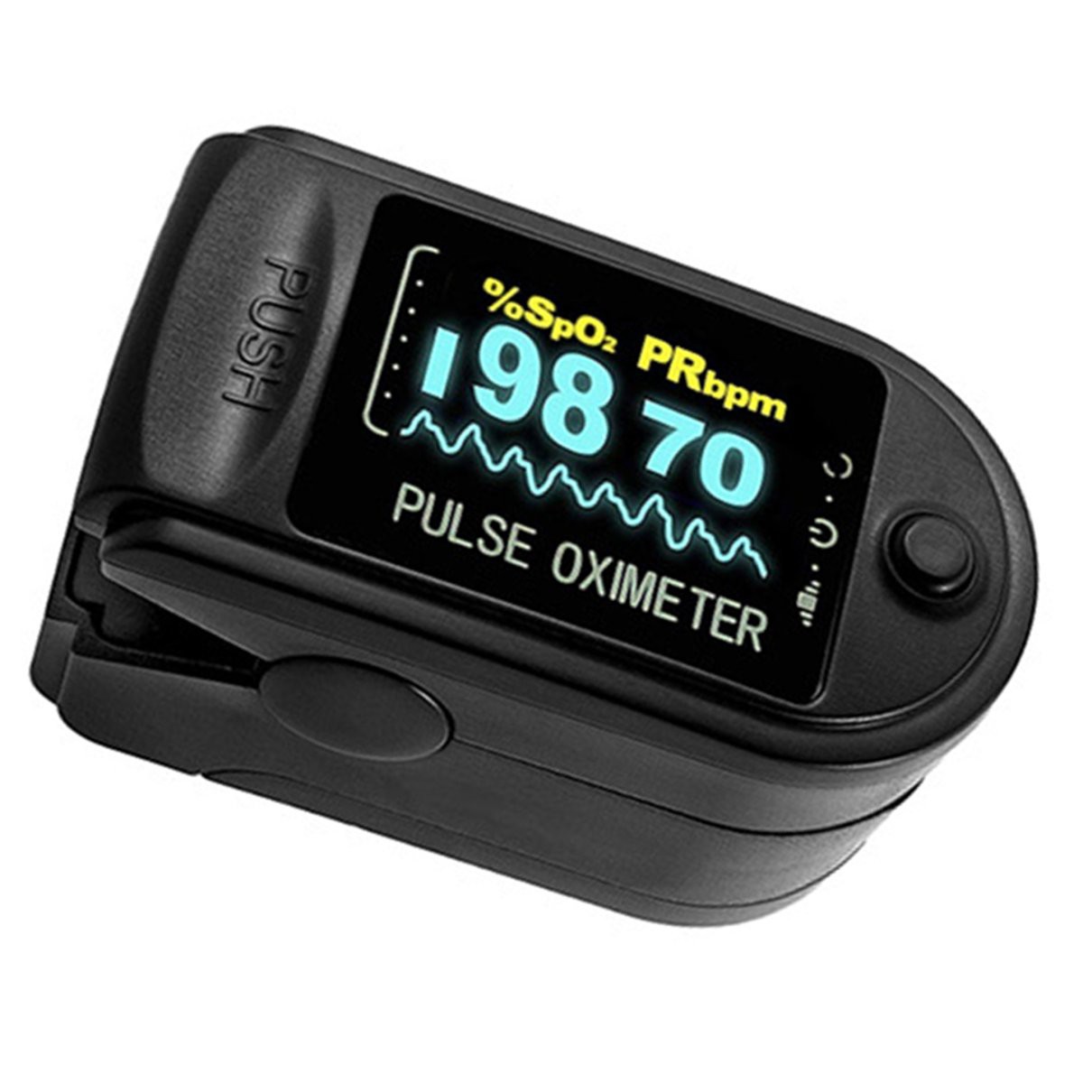 Fingertip Oximeter Pulse Detection Fingertip Finger Heart Rate Test ...