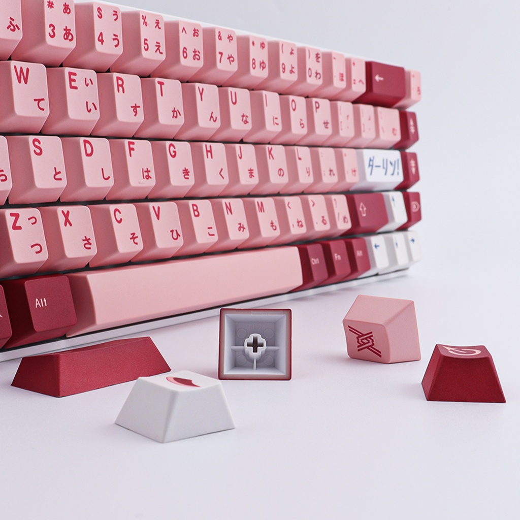 GMK Darling keycap, 129 KeysPBT Keycaps Cherry Profile DYE-SUB ...