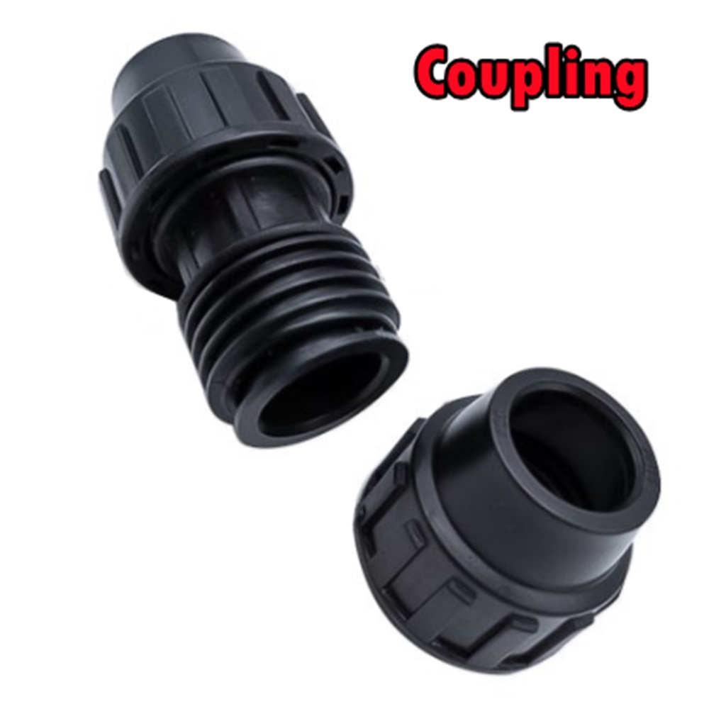 PE Compression Fittings Black Coupling (1 1/4 to 2") | Shopee Philippines