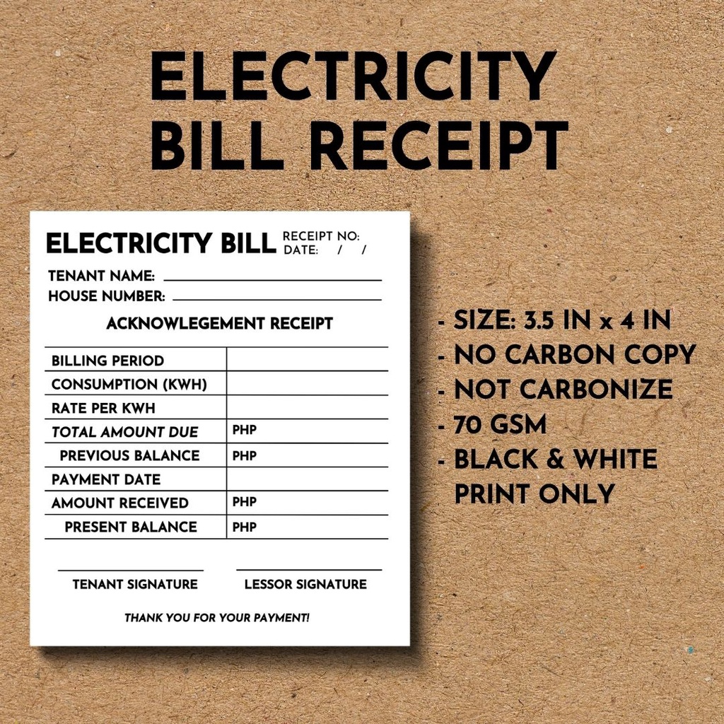 electricity-bill-receipt-memo-pad-transaction-slip-for-monthly
