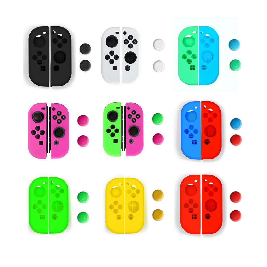 Thumb Stick Grip Cap Joystick Protective Cover Skin For Nintendo Switch ...