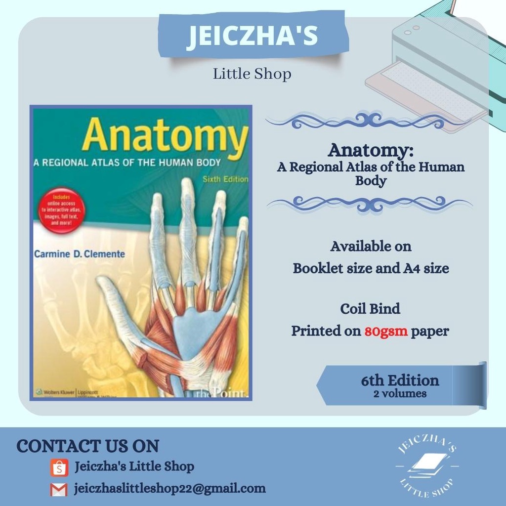 Anatomy: A Regional Atlas of the Human Body [6th Edition] | Shopee ...