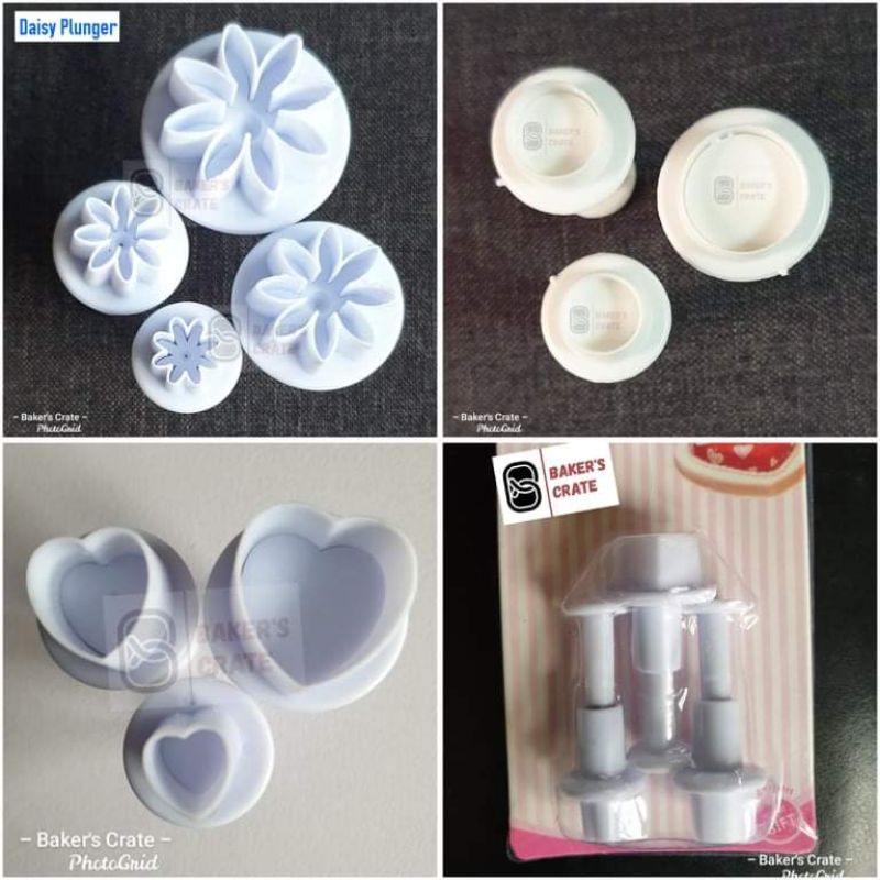 Fondant Plunger Cutter (3pc/4pc per set) | Shopee Philippines