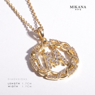Mikana Initials 18k Gold Plated A-Z Letter Pendant Fashion Jewelry ...
