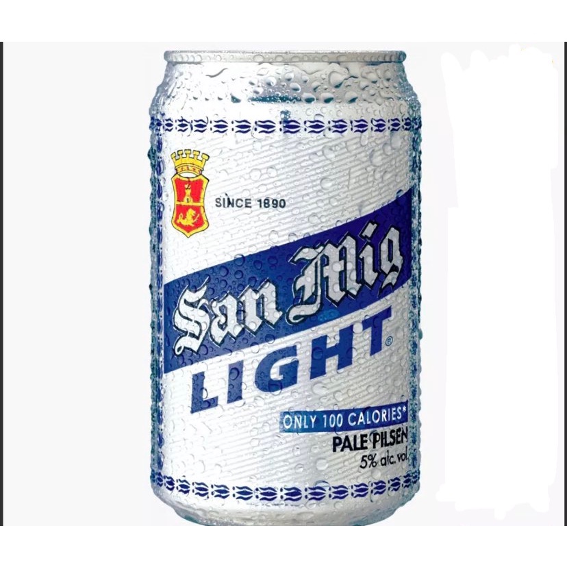San Mig LIGHT Pale Pilsen Can 330ml | Shopee Philippines
