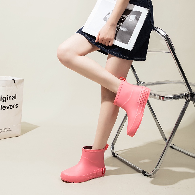 READY STOCK Rain Boots Bota Beauty Fashion High Quality PVC Waterproof ...