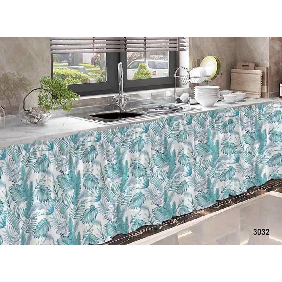 Kitchen Short Under Sink Curtain | Kusina Kurtina | Lababo Curtain 70 ...