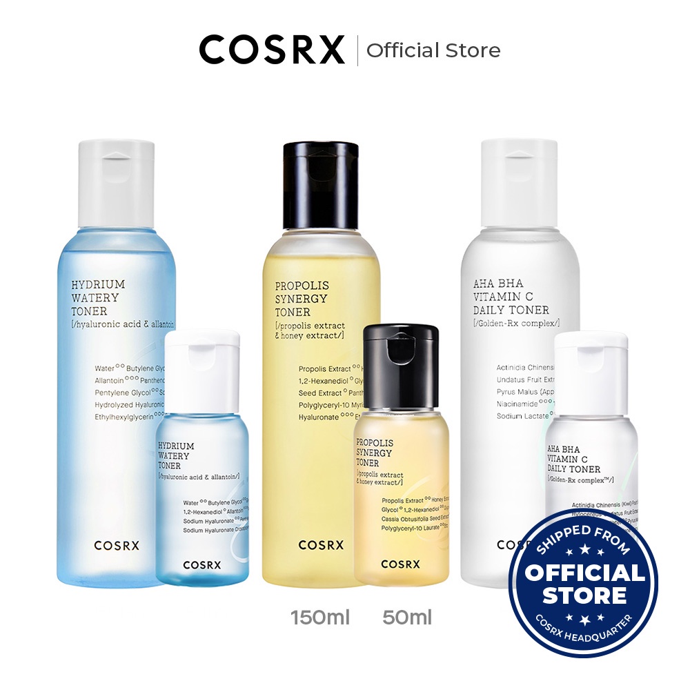 [COSRX OFFICIAL] Refresh ABC Toner 150ml,50ml / Hydrium Watery Toner ...