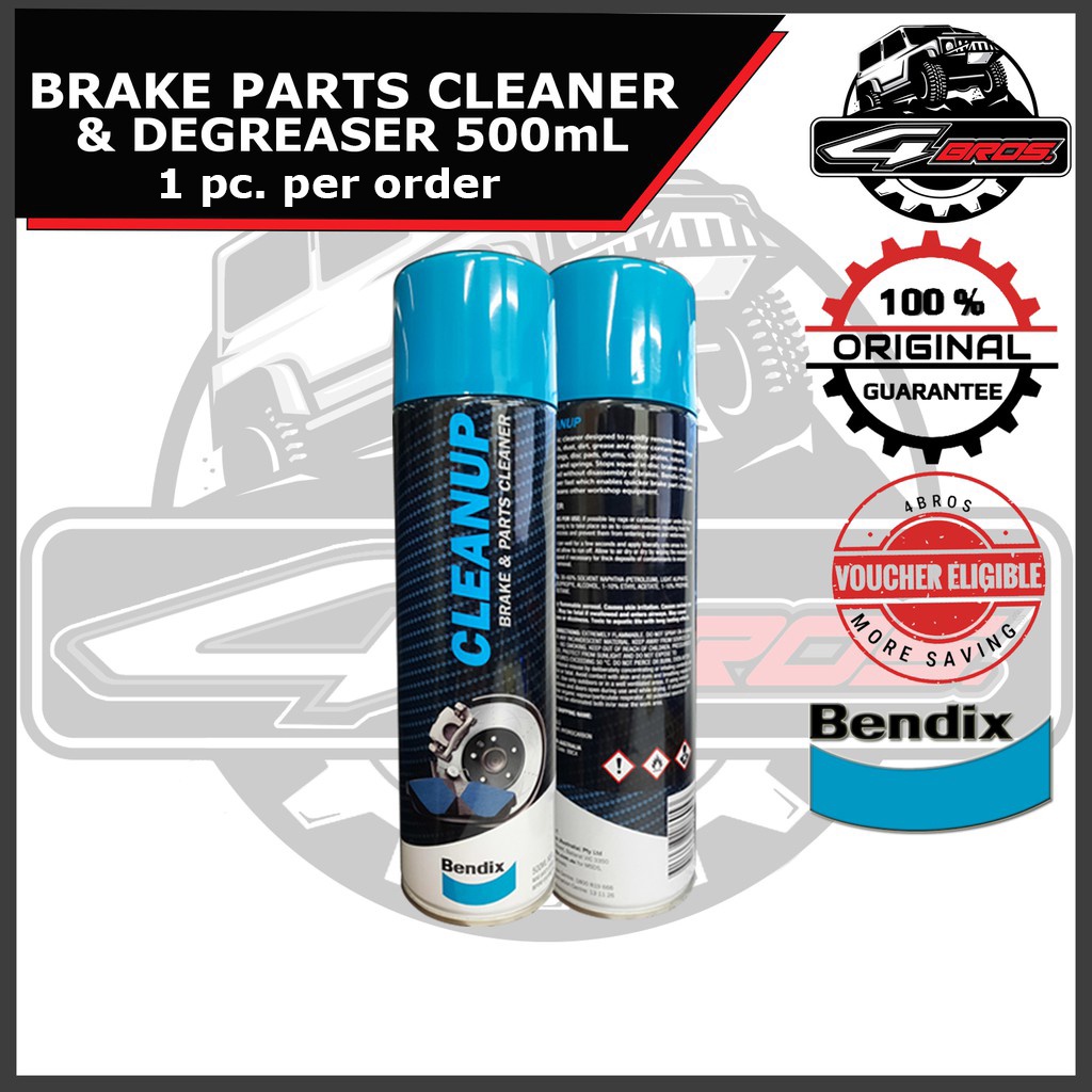 BENDIX BRAKE PARTS CLEANER AND DEGREASER 500mL | Shopee Philippines